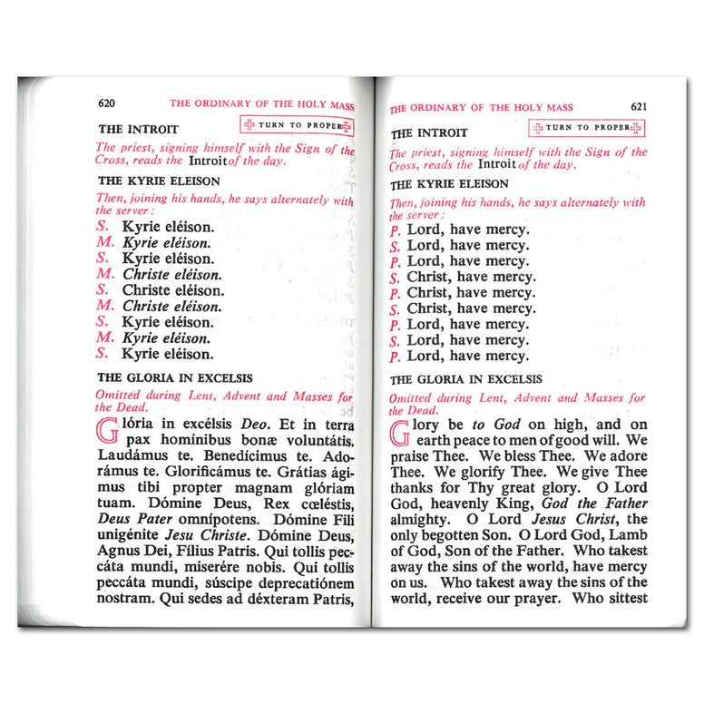 New Marian Missal: 1958 sewn binding – Mary Immaculate Queen Center